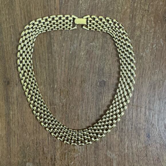 Vintage | Jewelry | Vintage Chunky Gold Tone Mod Runway Couture Panther ...
